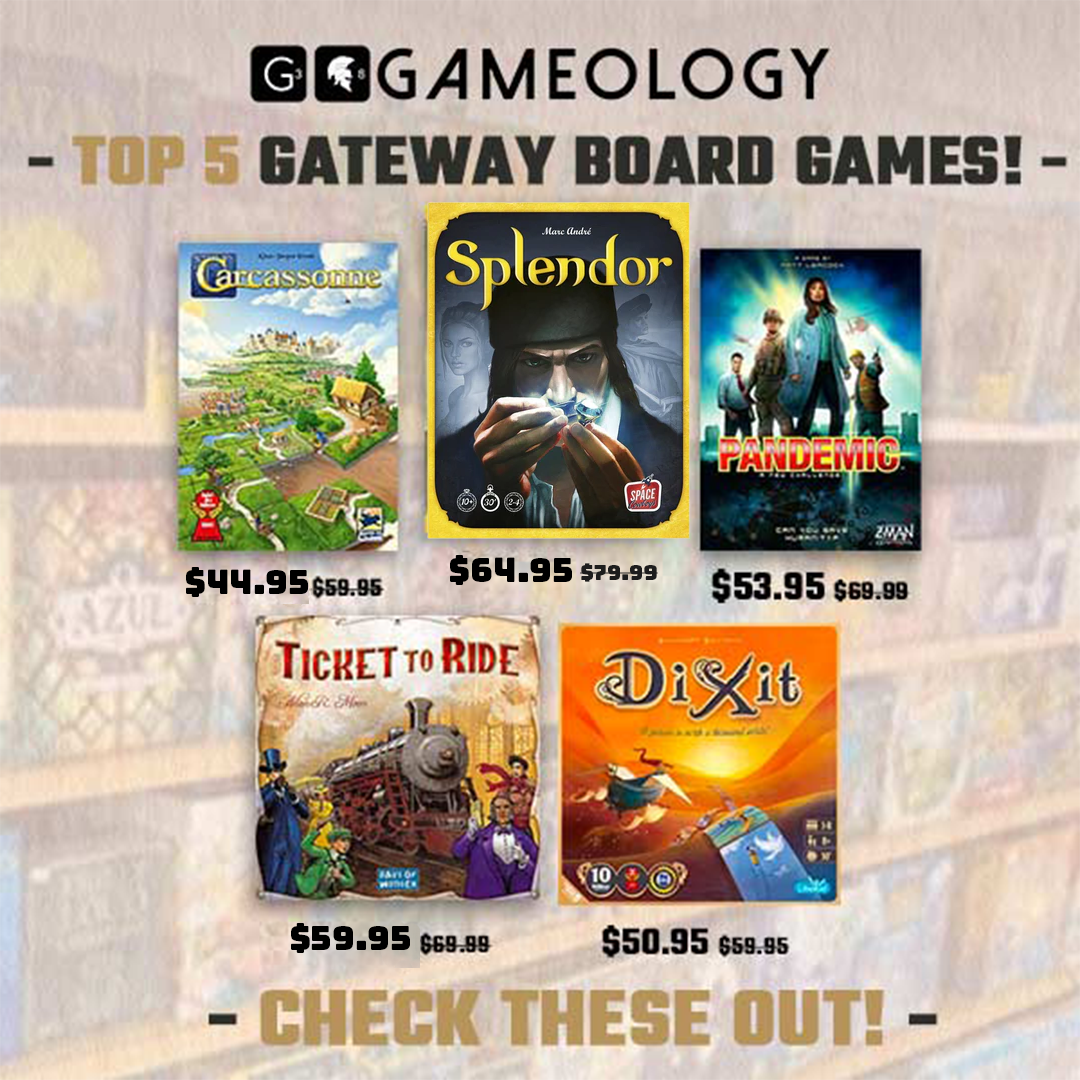 5 Gateway Board Games! – Gameology article