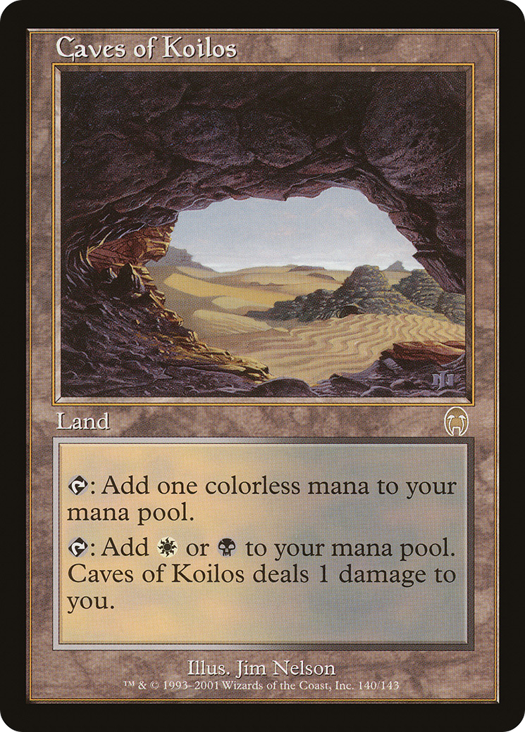 FOIL Caves of Koilos (APC-140) - Apocalypse - Magic The Gathering – Gameology product
