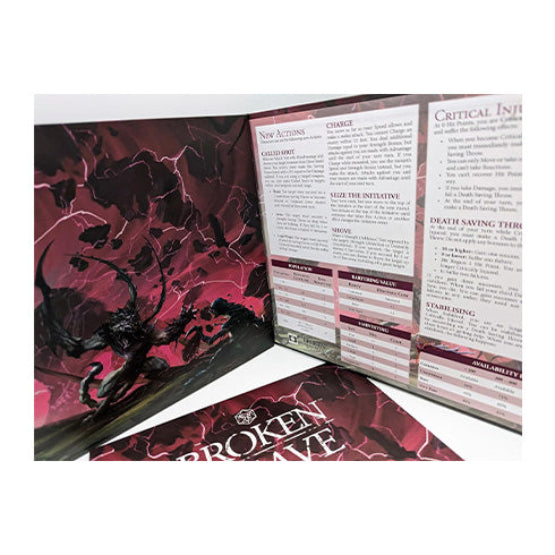 Broken Weave RPG Gamemaster's Screen + The Titan's March Adventure – Gameology product