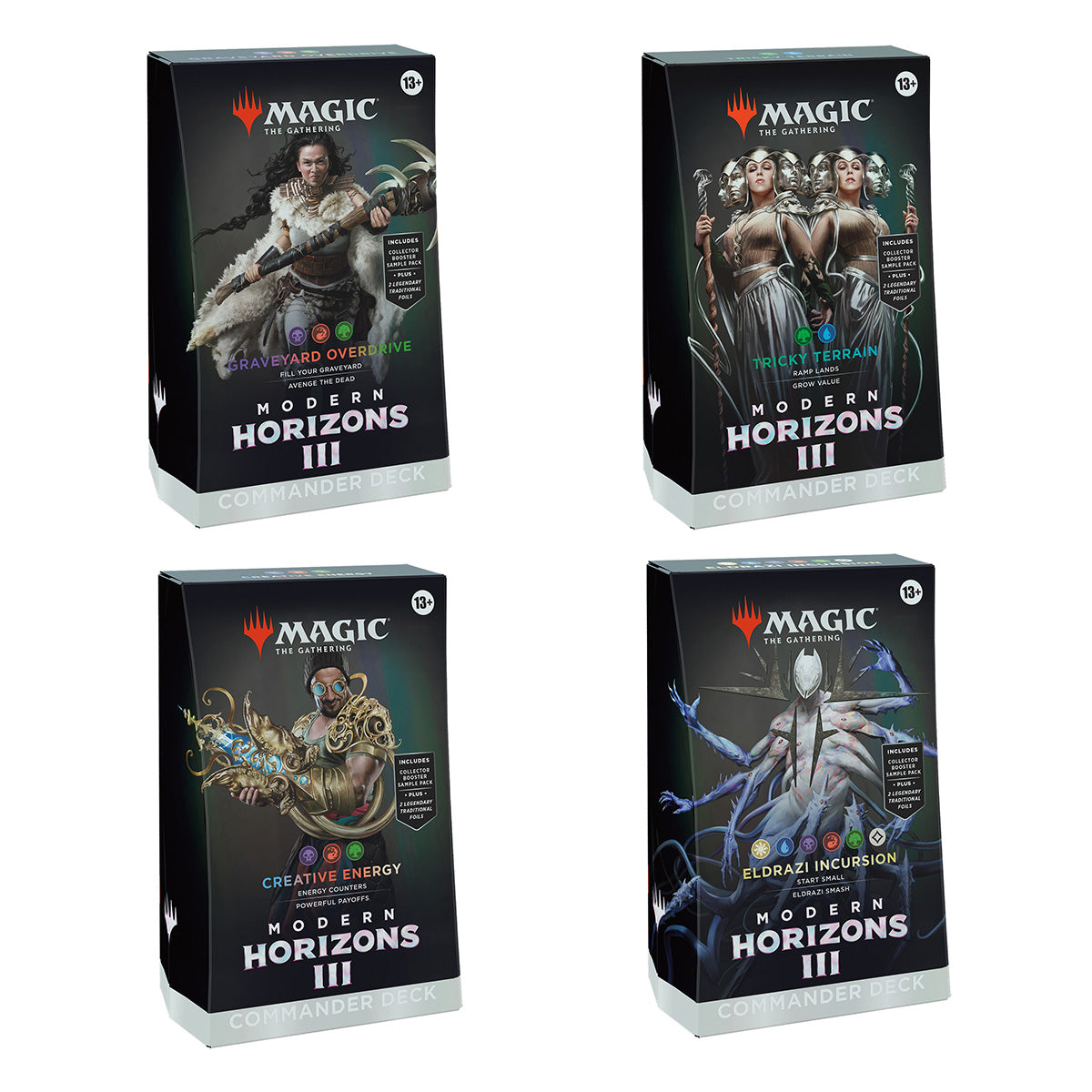 Magic Modern Horizons 3 Commander Decks (Set of 4) – Gameology product