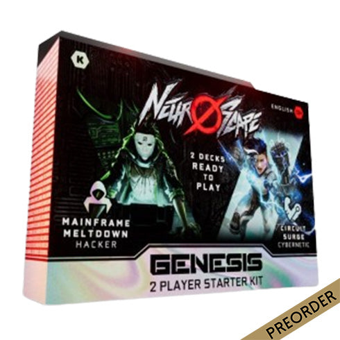 Neuroscape TCG Genesis 2-Player Starter Kit Hacker/Cybernetic – Gameology
