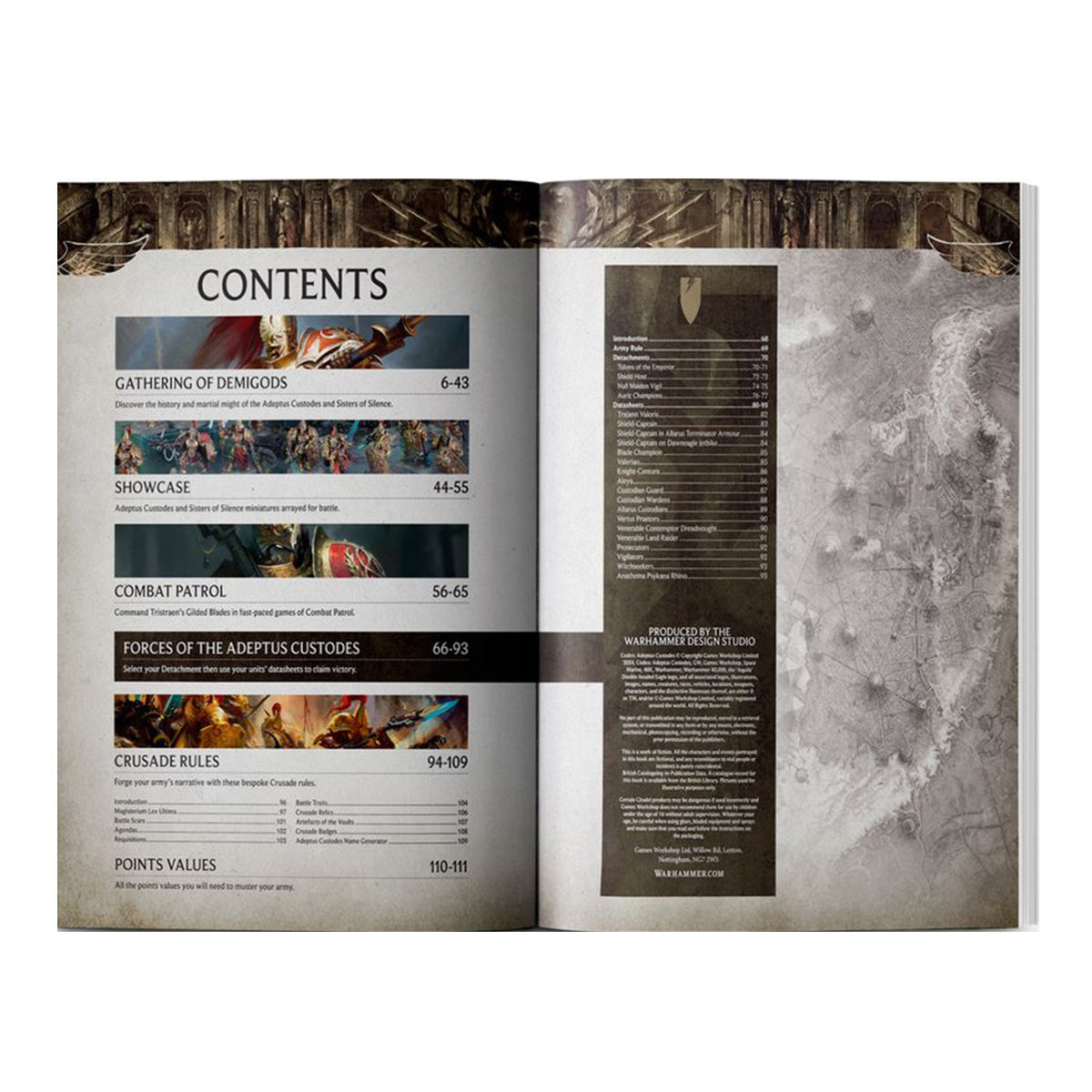 Warhammer 40K Adeptus Custodes Codex – Gameology product