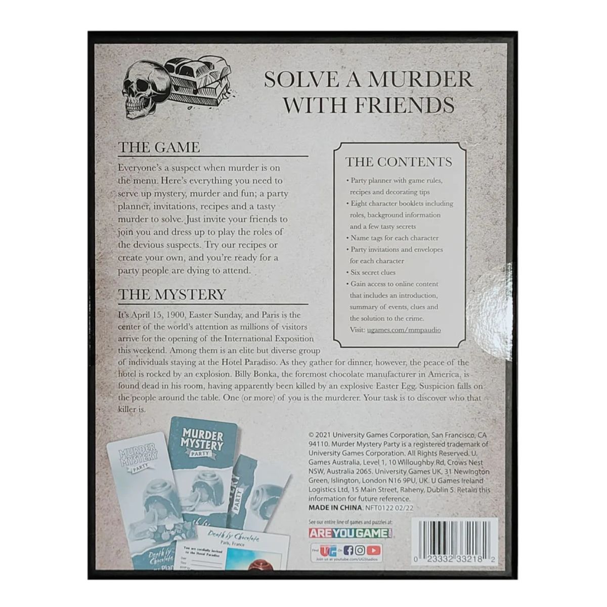 Murder Mystery Party Game - Death by Chocolate – Gameology product