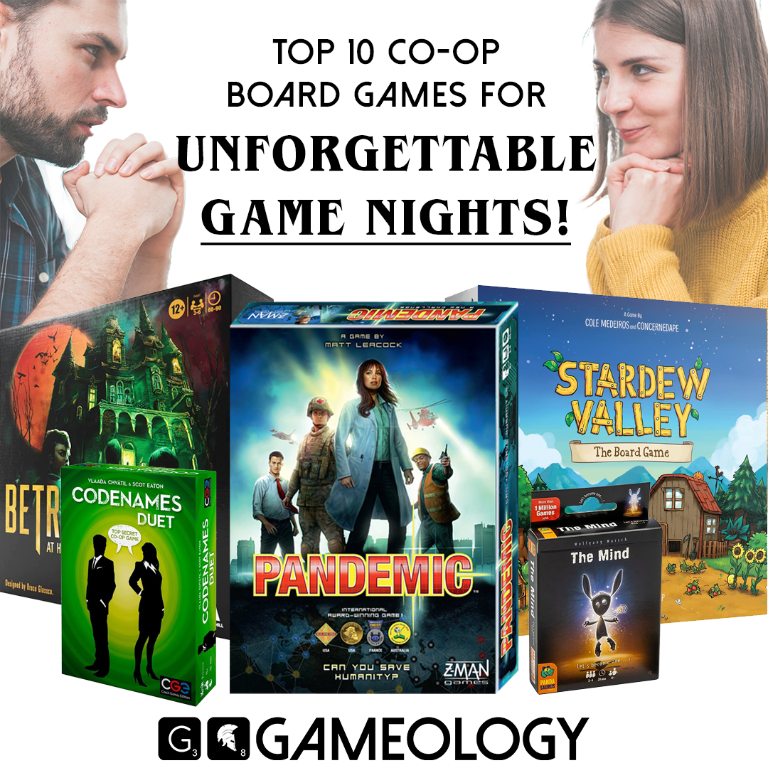 Top 10 Co-Op Board Games for Unforgettable Game Nights – Gameology article