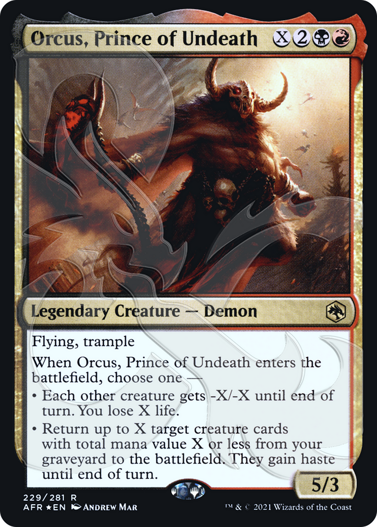 Orcus Prince of Undeath AFR& 229A Adventures in the Forgotten Realms ...
