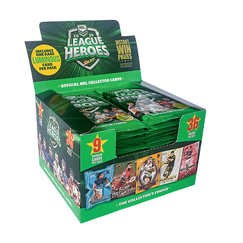 2026 NRL League Heroes Rugby Trading Cards Booster Box – Gameology