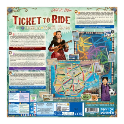 Ticket to Ride Map Collection Volume 8 Iberia & South Korea – Gameology ...