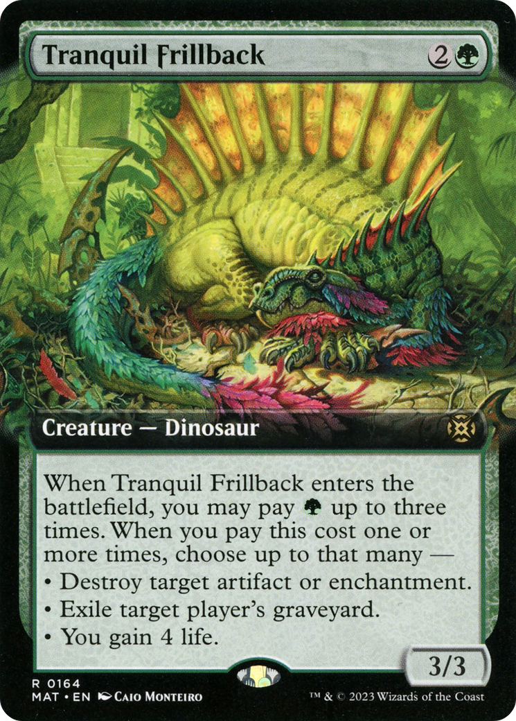 Tranquil Frillback Extended Art MAT 164 March of the Machine: The ...