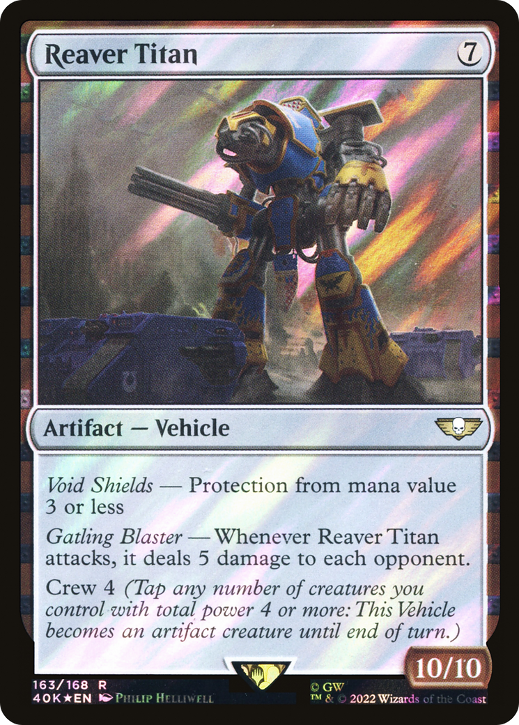 Reaver Titan Surge 40K 163 Warhammer 40000 Commander Magic – Gameology