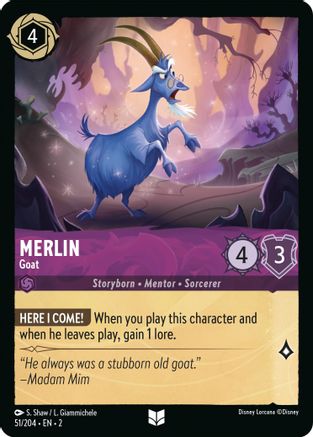 Merlin Goat 51/204 Rise of the Floodborn Cold Lorcana – Gameology