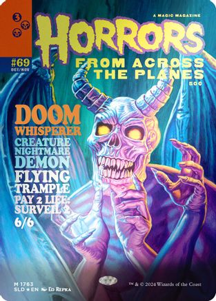 Doom Whisperer Rainbow SLD 1763 Secret Lair Drop Series Magic – Gameology