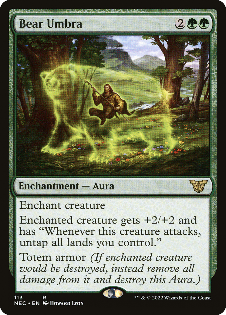 Bear Umbra NEC 113 Neon Dynasty Commander Magic – Gameology