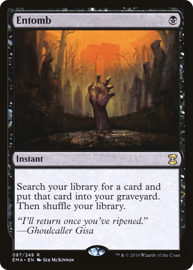 FOIL Entomb (EMA-087) - Eternal Masters - Magic The Gathering ...