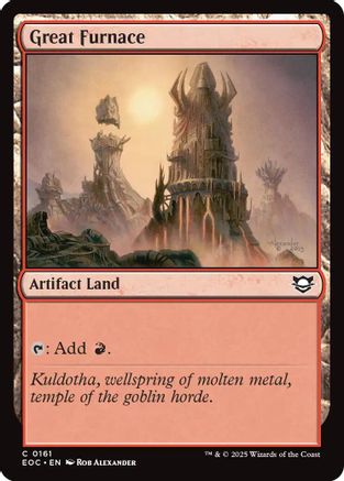 Great Furnace (EOC-161) - Commander: Edge of Eternities - Magic The Ga ...