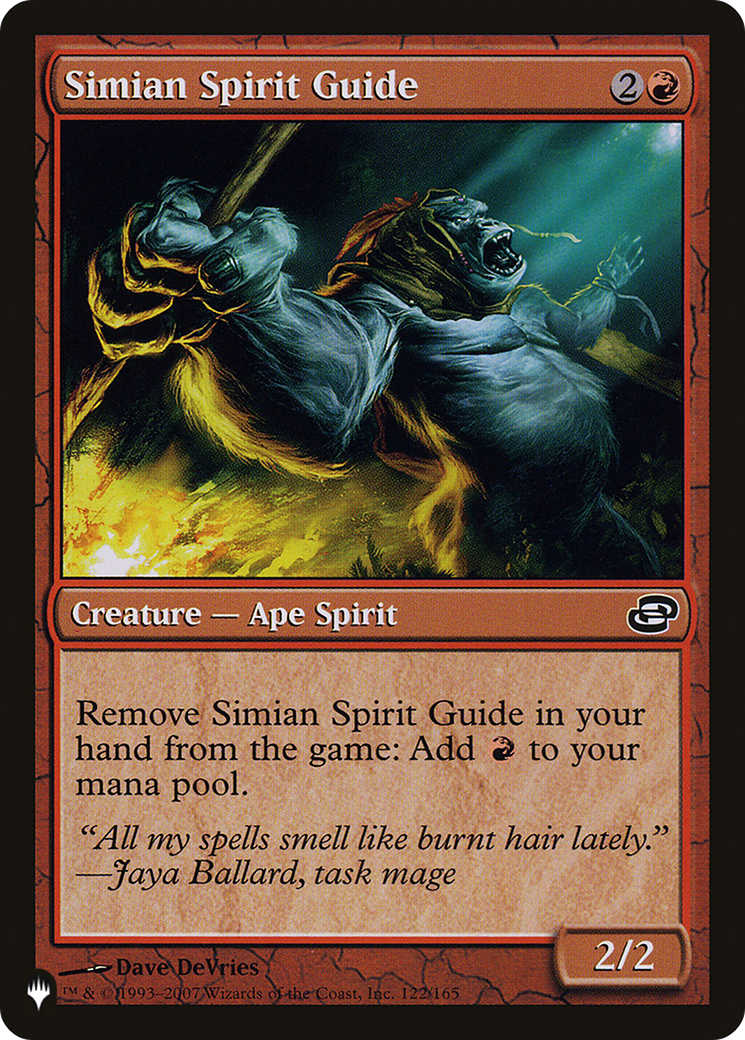 Simian Spirit Guide (LIST-122/165) - The List: (colorshifted) - Magic ...