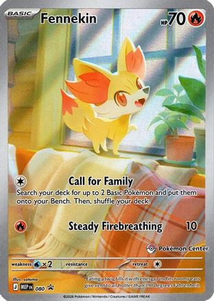 Fennekin - 080 (Pokemon Center Exclusive) 80 - ME Mega Evolution Promo ...
