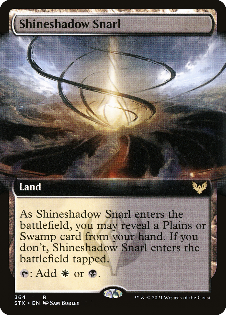 Shineshadow Snarl Extended Art STX 364 Strixhaven: School of Mages ...