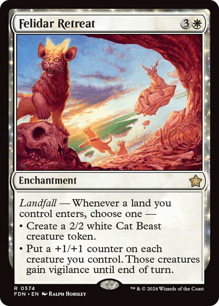 Felidar Retreat (FDN-574) - Foundations - Magic The Gathering ...