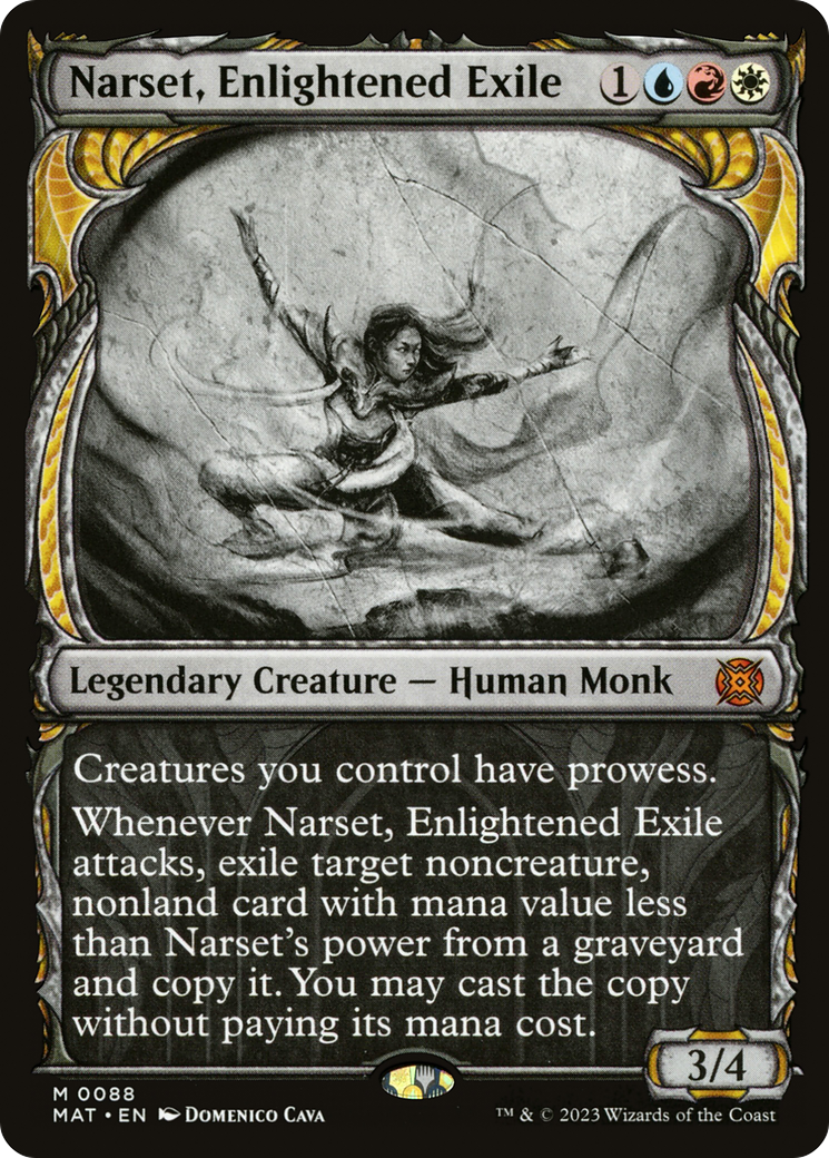 Narset Enlightened Exile Showcase MAT 088 March of the Machine: The ...