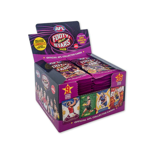 AFL Football 2026 Select Footy Stars Trading Cards Booster Box – Gameology