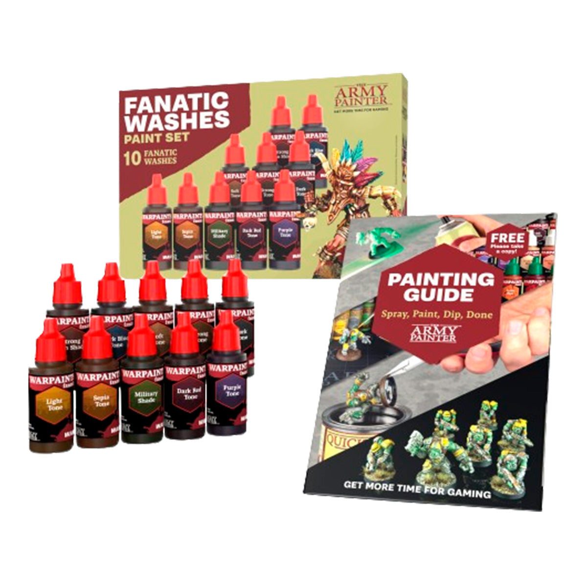 Army Painter - Warpaints Fanatic - Washes Paint Set – Gameology product