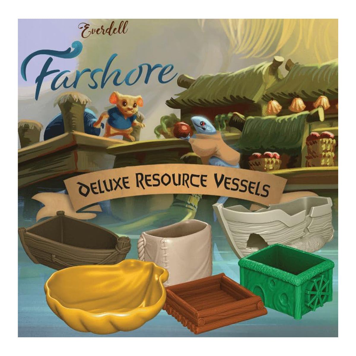 Everdell - Farshore - Deluxe Resource Vessels – Gameology product