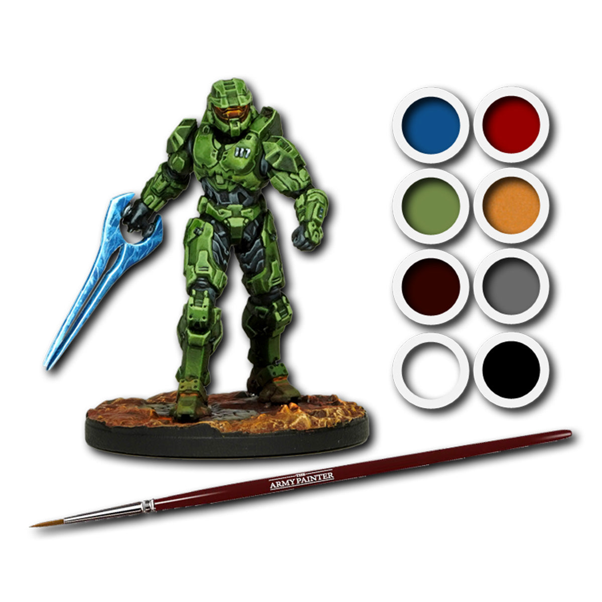 Halo Flashpoint - Master Chief Paint Set – Gameology