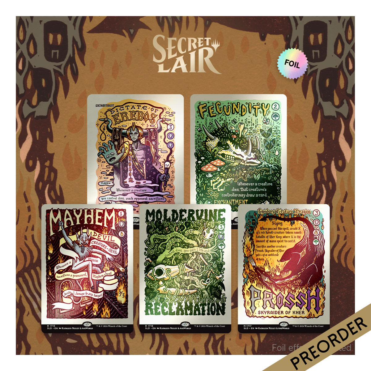 Magic Secret Lair Prints of Darkness Foil Edition – Gameology product