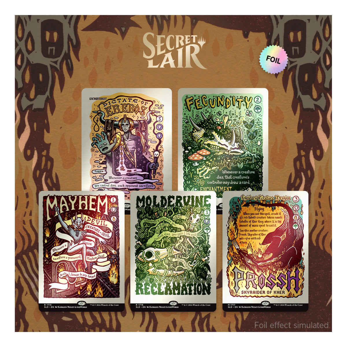 Magic Secret Lair Prints of Darkness Foil Edition – Gameology product