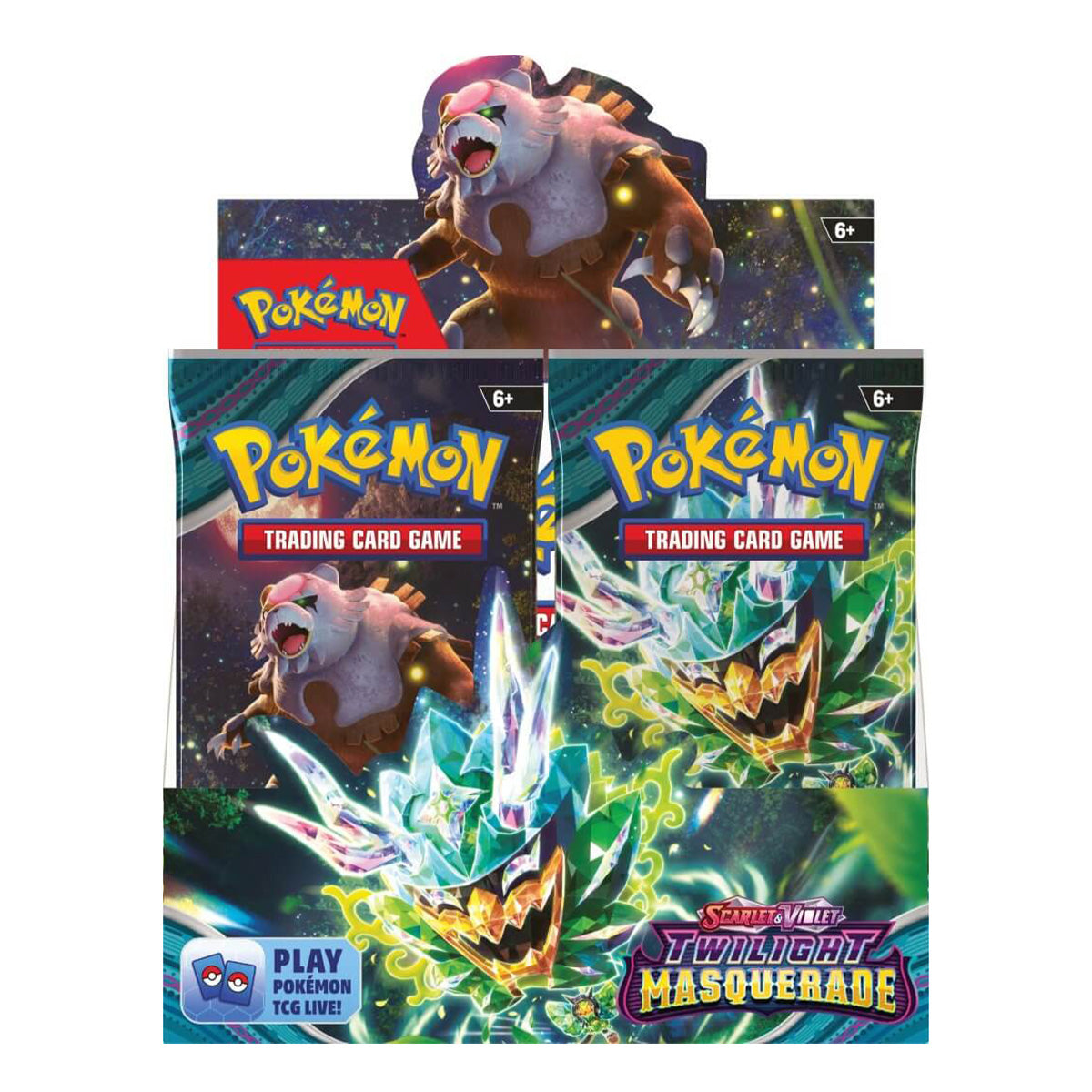 POKEMON TCG Scarlet & Violet Twilight Masquerade Booster Box ...