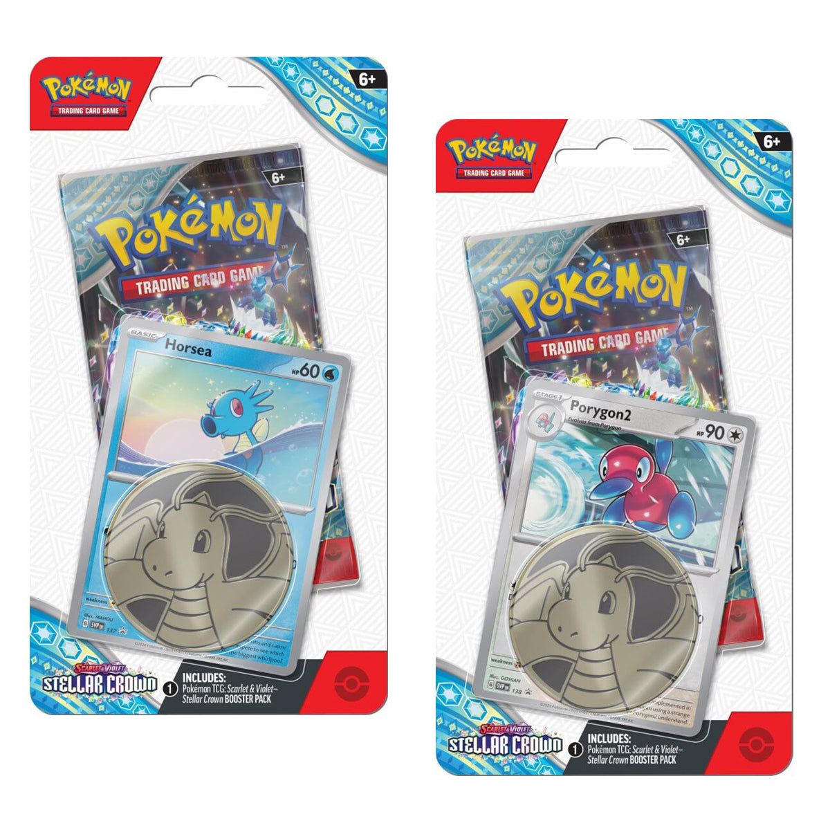 Scarlet & Violet Stellar Crown Checklane Blisters (Pair) POKEMON TCG ...