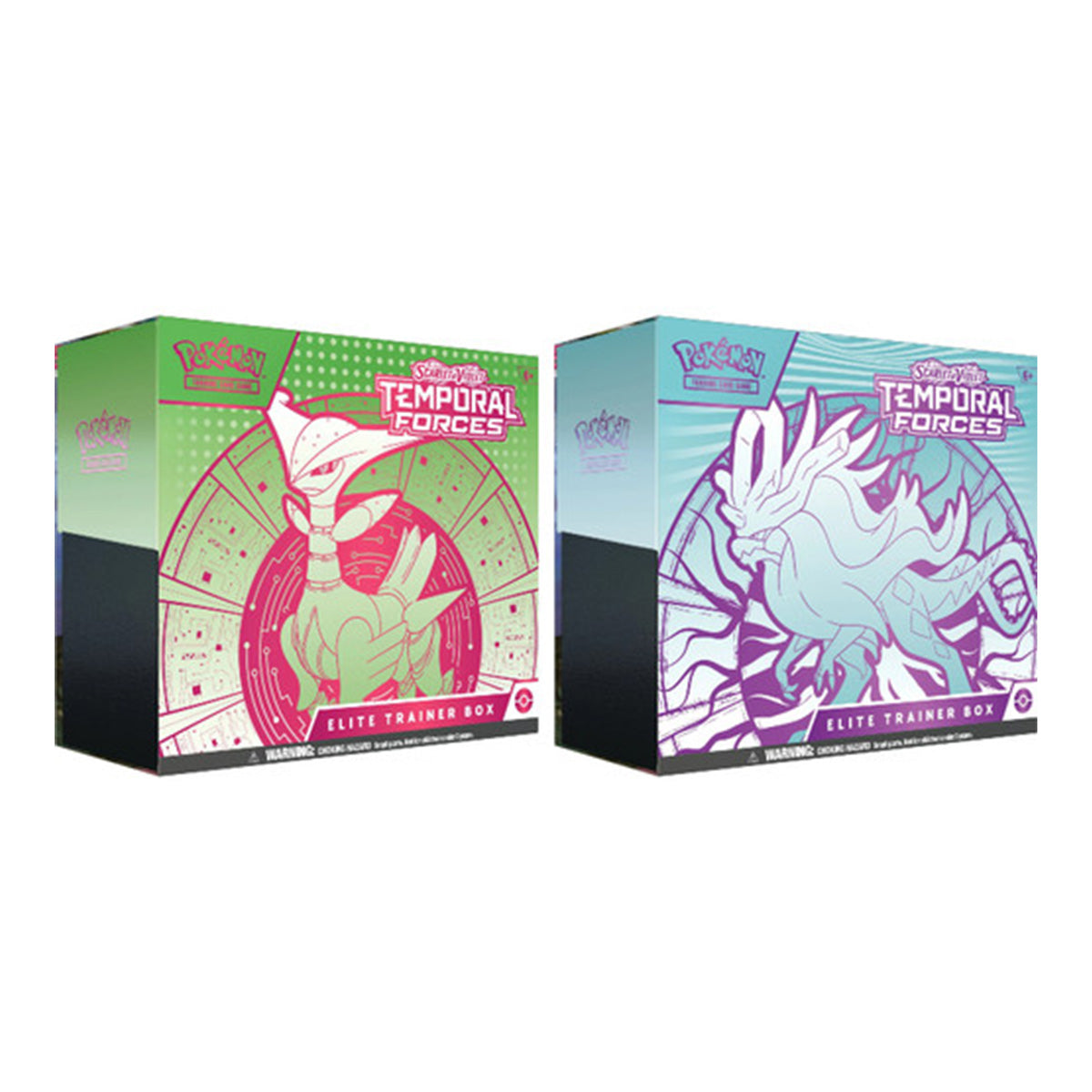 Temporal Forces Elite Trainer Boxes (Pair) Pokemon Centre Edition POKE ...