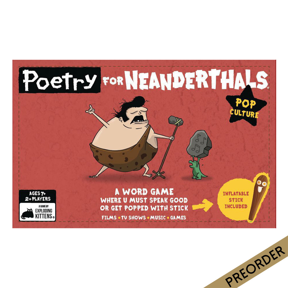 Poetry for Neanderthals Pop Culture Edition (by Exploding Kittens ...