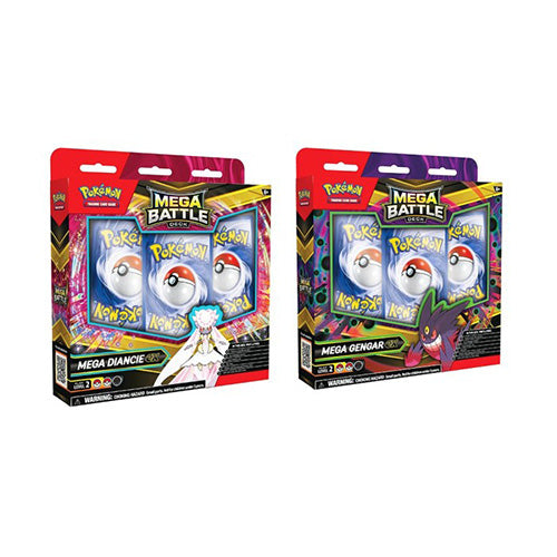 Pokemon TCG Mega Battle Deck Mega Gengar ex / Mega Diancie ex (Pair ...
