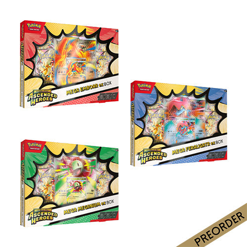 Pokemon TCG Mega Evolution Ascended Heroes Mega Meganium / Mega Emboar ...