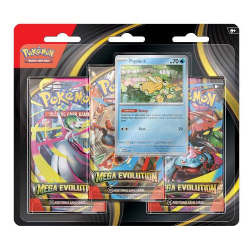 Pokemon TCG Mega Evolution Three Booster Blisters (Pair) – Gameology ...