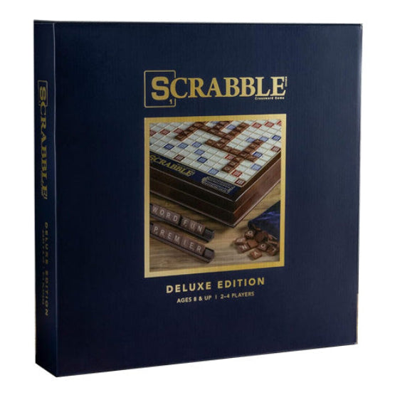 Scrabble Premium Edition (with Rotating Wooden Board) – Gameology product