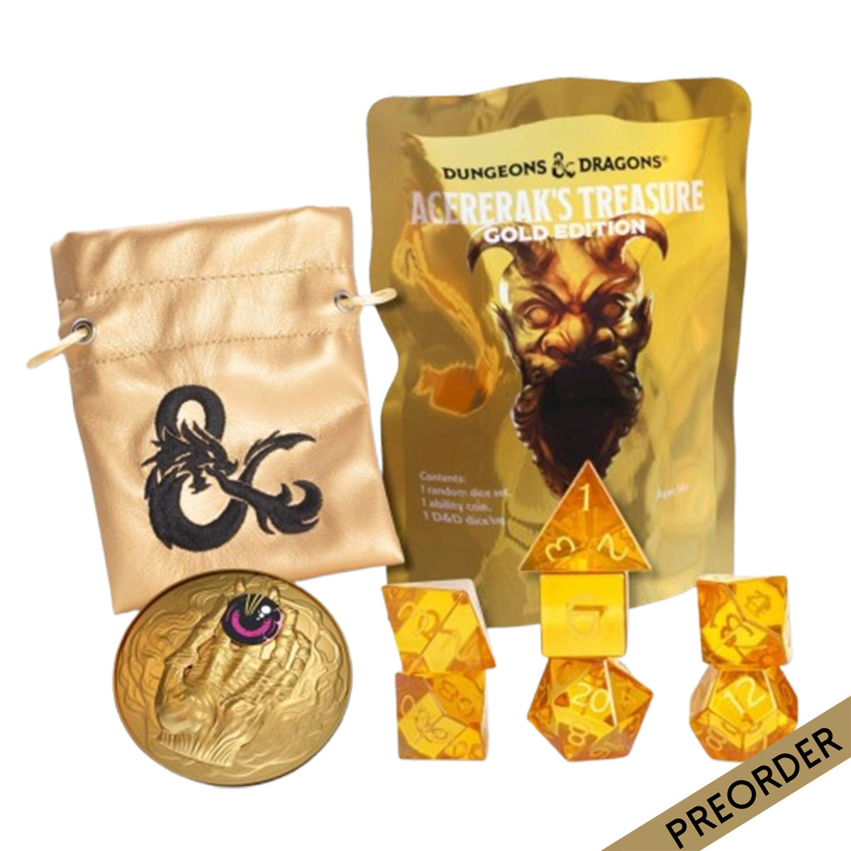 Sirius Dice - D&D Acererak's Treasure Blind Pack Gold Edition (Random ...