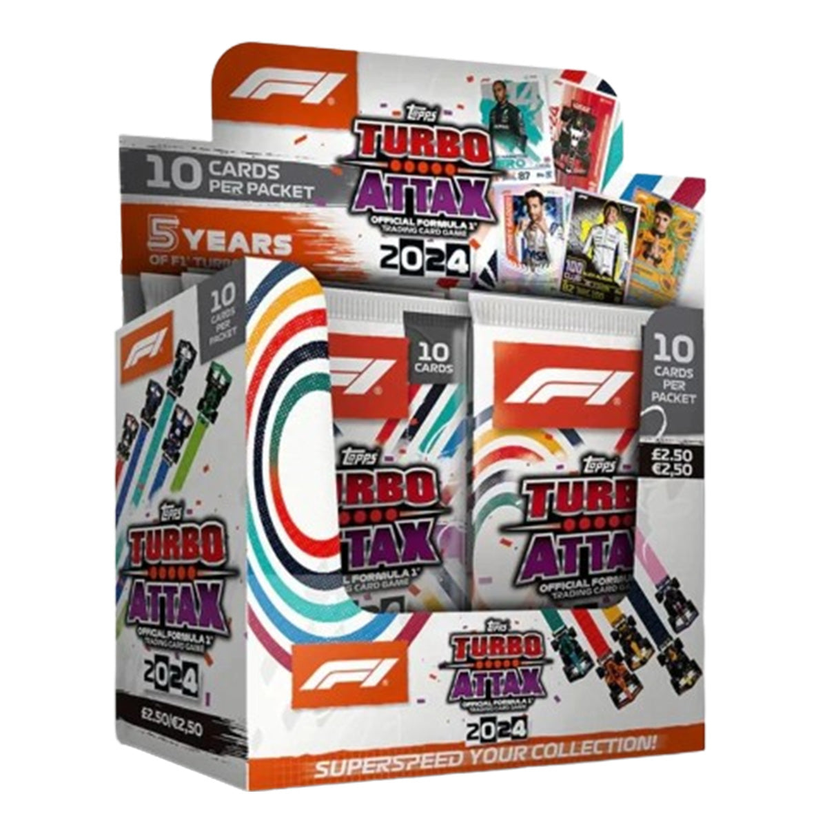 TURBO ATTAX Formula 1 2024 Trading Cards Booster Box – Gameology product