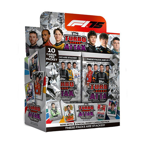 TURBO ATTAX Formula 1 2025 Trading Cards Booster Box – Gameology