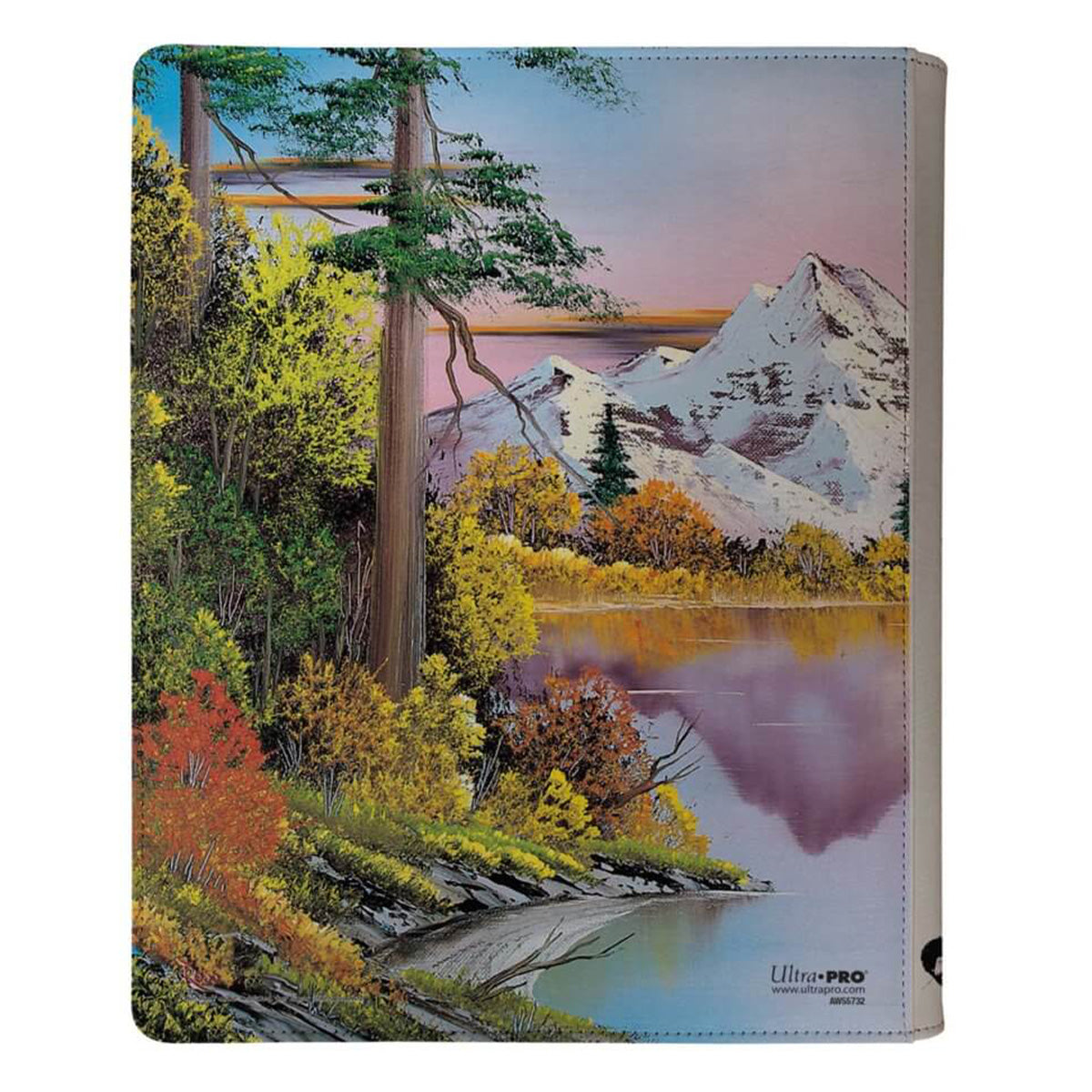 ULTRA PRO Bob Ross Collection Mighty Mountain Lake 9PKT Zippered Pro B ...