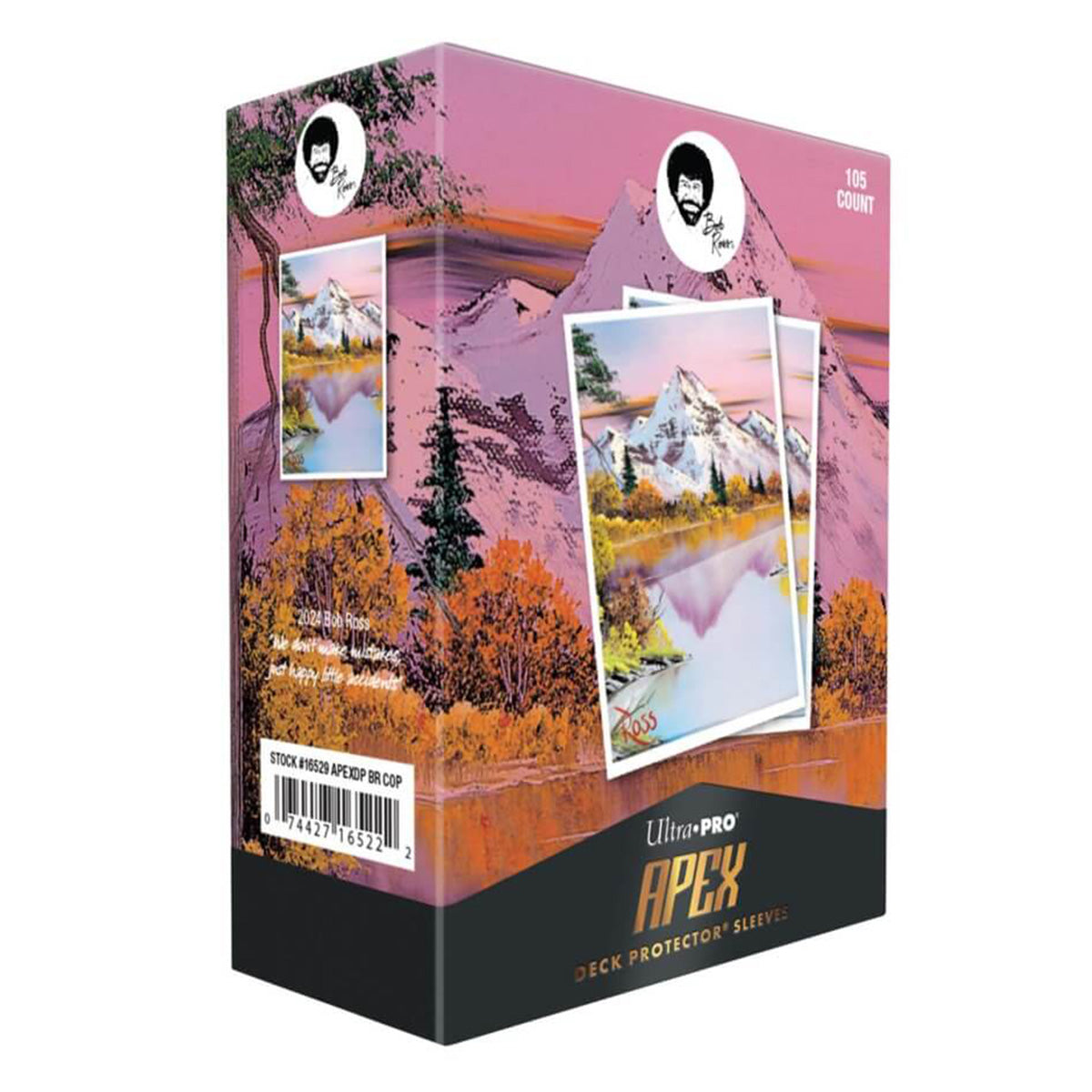 ULTRA PRO Bob Ross Collection Mighty Mountain Lake Apex Deck Protector ...
