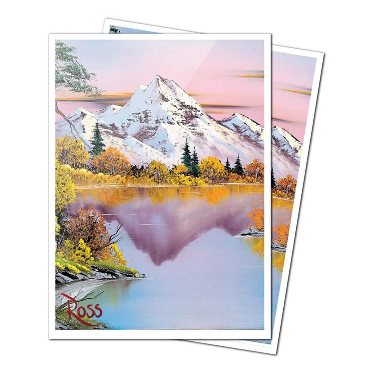 ULTRA PRO Bob Ross Collection Mighty Mountain Lake Apex Deck Protector ...