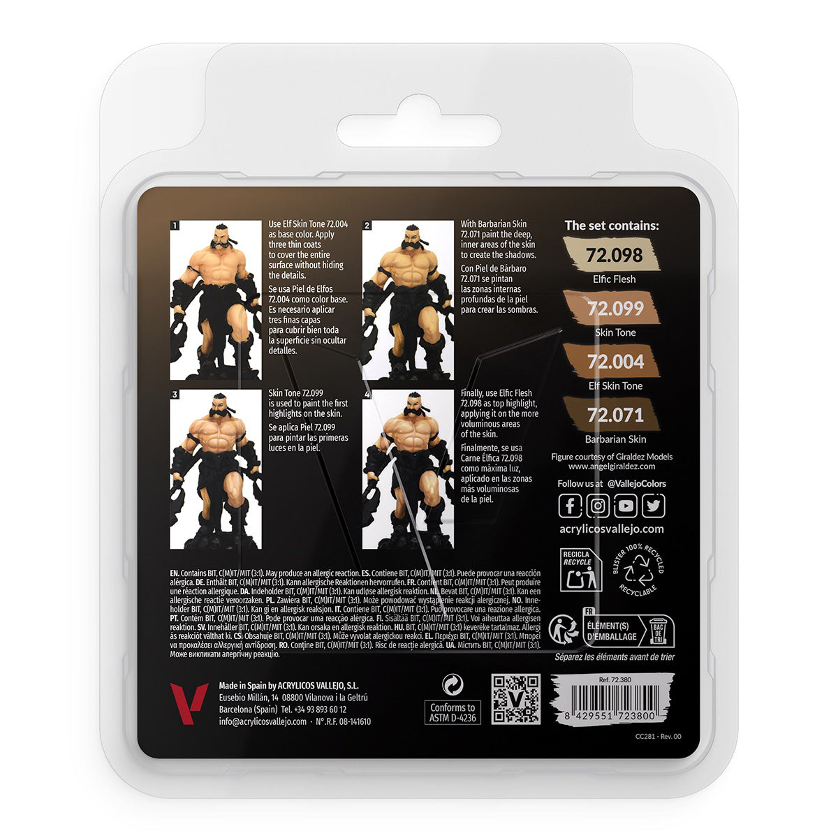 Vallejo Game Colour - Tanned Skin Set – Gameology product