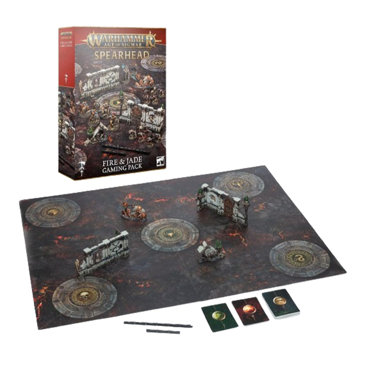 Warhammer Age of Sigmar Spearhead Fire & Jade Gaming Pack – Gameology ...