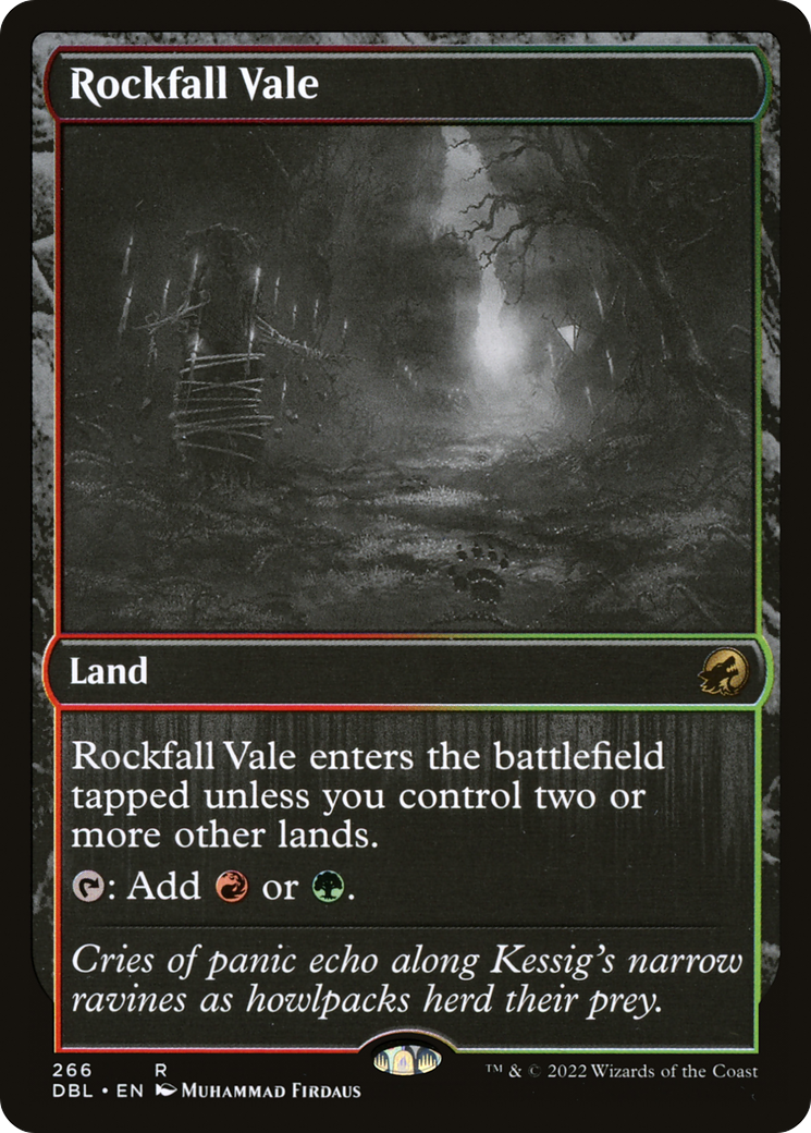 Rockfall Vale (DBL-266) - Innistrad: Double Feature - Magic The Gather ...