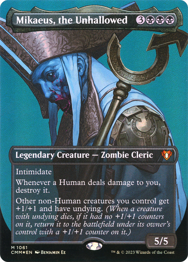 Mikaeus the Unhallowed Textured CMM 1061 Commander Masters Magic ...