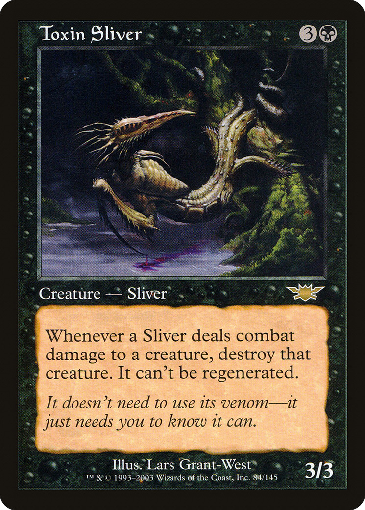 Toxin Sliver (LGN-084) - Legions - Magic The Gathering – Gameology product