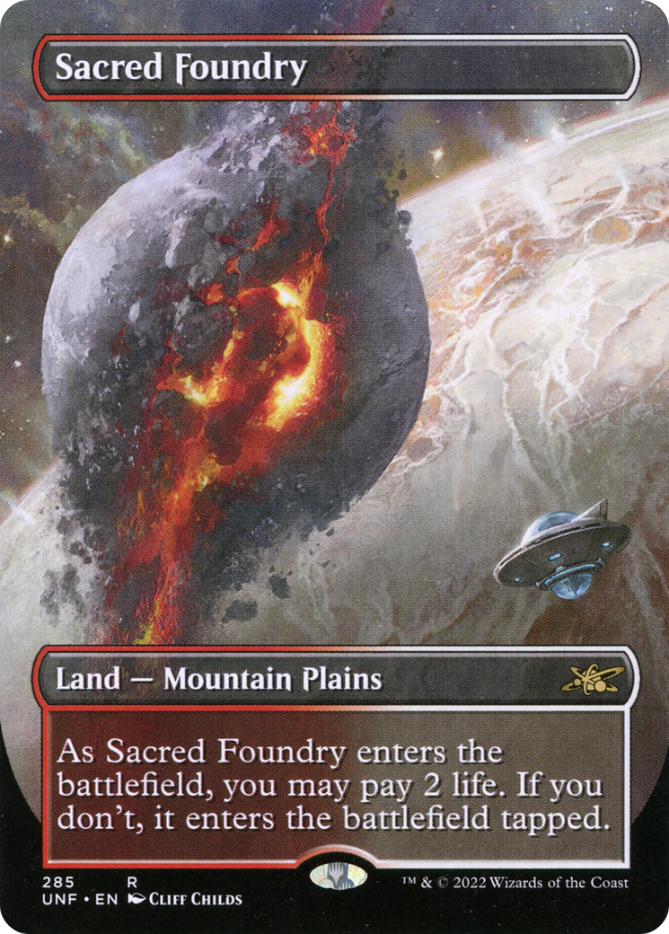 Sacred Foundry Borderless UNF 285 Unfinity Magic – Gameology