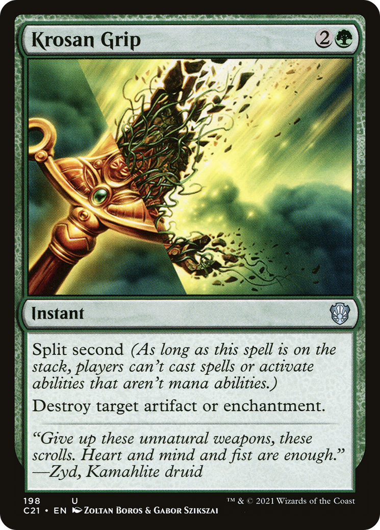 Krosan Grip (C21-198) - Commander 2021 - Magic The Gathering ...